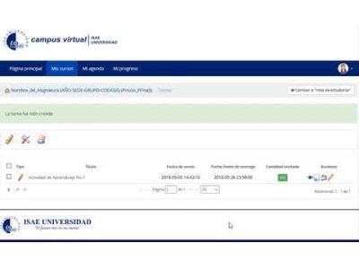 Tutorial del Campus Virtual – Modalidad Virtual - ISAE Universidad