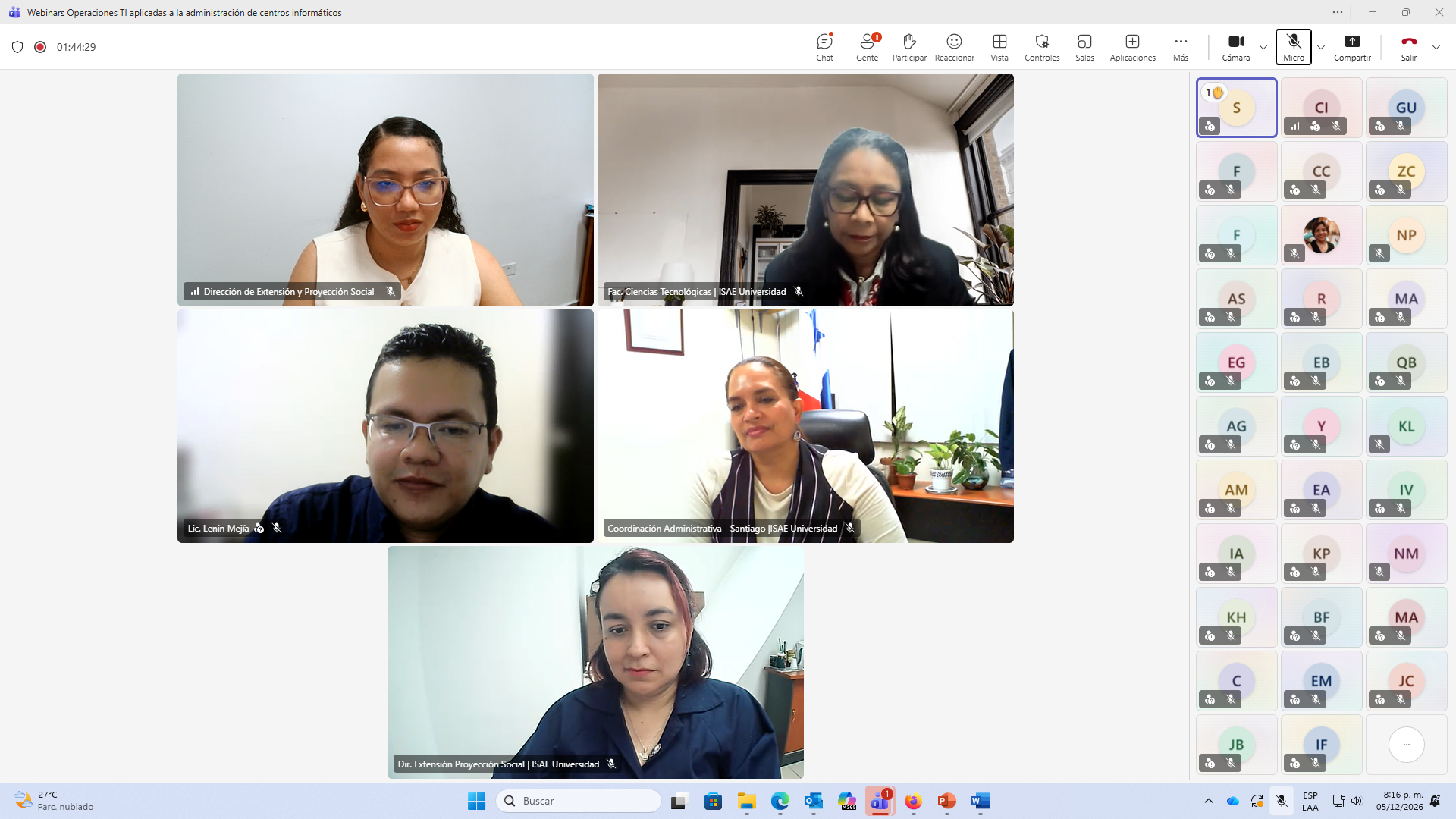 Campus Central realizó el II Ciclo de Webinars para Graduados 2026 ...